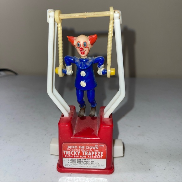 Toys | Hong Kong Kohner Bros No 4995 Bozo The Clown Tricky Trapeze Toy | Poshmark